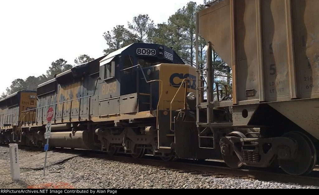CSX SD40-2 8099